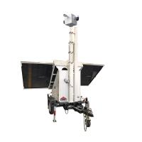 China Mobile CCTV Trailers Providing Scalable Surveillance Capabilities for Various Outdoor Security Requirements for sale