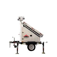 China CE Certification Solar Camera Cctv Trailers Solar Panels Security Trailer For Parking Lot Monitoring for sale