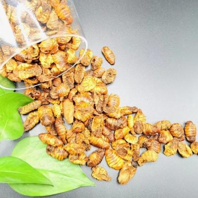 China Premium Dried Silkworm Pupae Meal 70% Protein Insect Feed for Poultry Aquatic Reptiles for sale