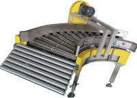 China Stainless Steel Curve Roller Conveyor With Adjustable Foot and SEW Motor 0.75-1.5 KW for sale