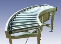 China Stainless Steel Curve Roller Conveyor With Adjustable Foot and SEW Motor 0.75-1.5 KW for sale