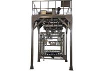 China 14KW High Speed Feed Pellets Packing Machine with 5-10 Bags/Minute and 0.1-0.3% Accuracy for Granule Packaging for sale