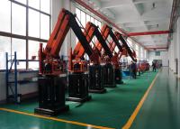 China 4 Axis 330° Movement PLC Controlled Palletizing Robotic Arm for Multi Line Bag Palletizer in Fertilizer Line for sale