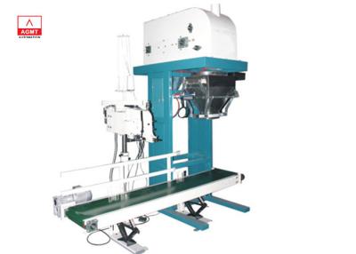 China Saimo 4KW 500bags/H 25kg Fertilizer Bagging Machine with Belt Feeder and Storage Hopper for sale