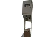 China 50 Pounds Semi-automatic Paper Bag Packing Machine for Fertilizer Industry with 6-10 Bags/Minute Speed for sale
