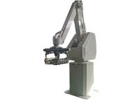 China Energy Saving 4 Axes PLC 50kg Bag Palletizer Robot For Feeds And Industrial Applications for sale