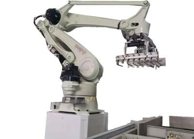 China Kawasaki Robotic Arm Palletizer with Safety Fence for High-Speed Operation and 180kg Payload for sale