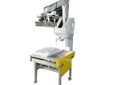 China 4KW 4 Axes Robotic Bag Palletizer with PLC Controller for Fertilizer Production Line for sale