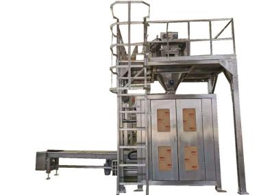 China 10-50kg Auto Weighing Filling And Sealing Machine with PLC Control System and 304SS Contact Parts for sale