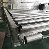 China Heavy-Duty Fully Automatic Pallet Conveyor System with PLC Control and Zero Pressure Accumulation for sale
