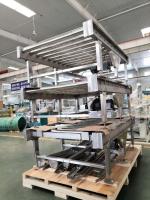 China Heavy-Duty Fully Automatic Pallet Conveyor System with PLC Control and Zero Pressure Accumulation for sale