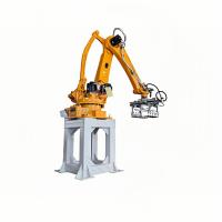 China Robot Palletizing System with Integrated Pallet Lifting Device for Beverage Industry Providing Intelligent Robotic Solutions for sale
