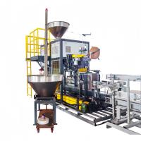 China 35kg Open Mouth Bag Packing Machine With Double Measuring Scale for sale