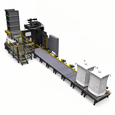 China Automatic Jumbo Bag Packing Line For Powder And Granules For 1 Ton Jute Bags for sale