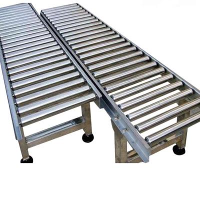 China 1.5KW Carbon Steel Palletizing Conveyor with 2 Tons Max Loading for Beverage and Food Industry for sale