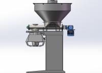 China 4KW 10kg Stainless Steel Powder Weighing and Filling Machine for Starch Packaging for sale