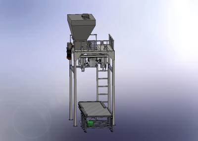 China 400kg~1500kg Jumbo Bag Packing Machine for Fluorspar Concentrate Powder with 316L Stainless Steel for sale