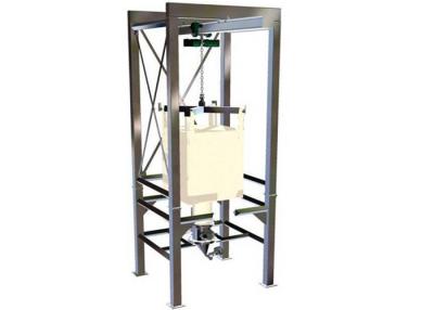 China Saimo 304 Stainless Steel 1000Kg Bulk Bag Unloading Station for Clean and Safe Unloading of FIBC Discharger for sale