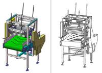 China Heat Resistant 2 Tons Max Loading Easy to Install Industrial Belt Conveyor for Bag Flattening for sale