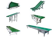 China 7500W Heat Resistant Belt Conveyor with 100kg Load Capacity for Bagging in Building Materials Industry for sale