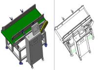China IP66 50kg Automatic Checkweigher for Beverage Industry with High Accuracy and LCD Controller for sale