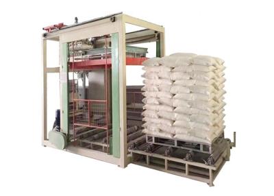 China Self Installed High Speed 1000-2000 Bags/Hour Bag Palletizer Machine with Touch Screen Operation for sale