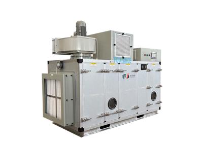 China ZCS-5000 5000CMH Industrial Desiccant Rotor Dehumidifier with 39kg/h Capacity and PLC Control for sale