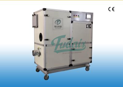 China Moveable Industrial Desiccant Dehumidifier 1500m³/h with 10.8kg/h Capacity and 380V Power for sale