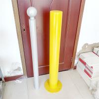 China Manual Steel Parking Posts , Traffic Safety Posts Bollards for sale
