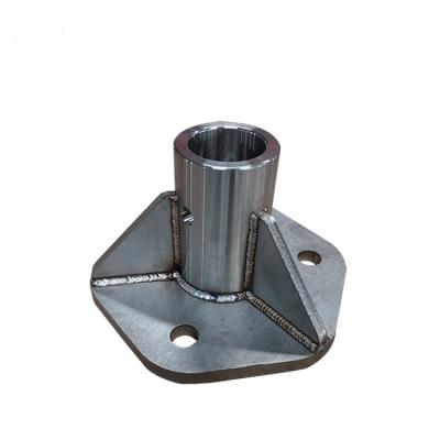 China Custom Sheet Metal Welding Parts Powder Coated Laser Cutting For Machinery Accessory for sale