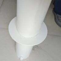 China Safety Parking Barrier Steel Bollard Post With Reflective Tape for sale