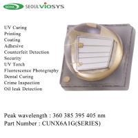 China SMD3535 UV LED Chip 365nm 385nm 395nm 405nm 3.5V 3.6V 3.7V CUN(x)6A1G Series for sale