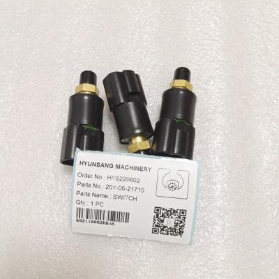 China Excavator Parts Pressure Switch 20Y-06-21710 20Y0621710 For PC200-6 for sale