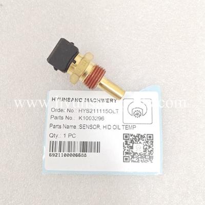 China Doosan Sensor Hid Oil Temp K1003296 For DX140W DX180 DX225 DX300 for sale