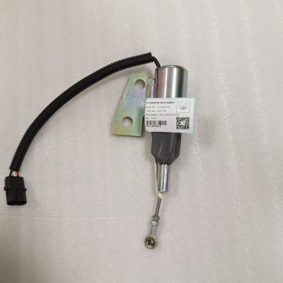China Excavator Engine Parts Solenoid Stop 24V 3991168 3964628 For R130 R130-5 EC140 for sale