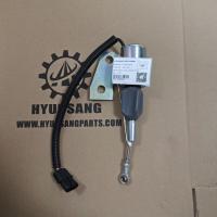 China Excavator Engine Parts Solenoid Stop 24V 3991168 3964628 For R130 R130-5 EC140 for sale
