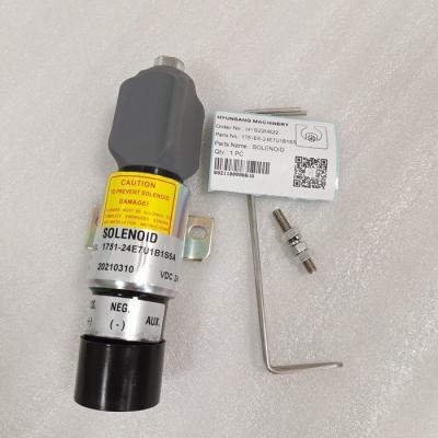 China 24V Stop Solenoid Valve 1751ES-24E7U1B1S5 3865274 For E70B E320 E200B for sale
