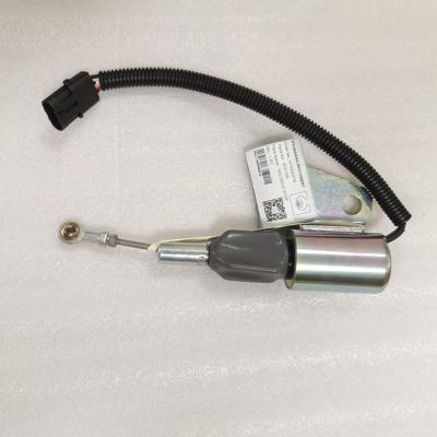 China 3991168 399-1168 4BT Excavator Electrical Parts Stop Solenoid 24V Shut Off Solenoid Valve for sale