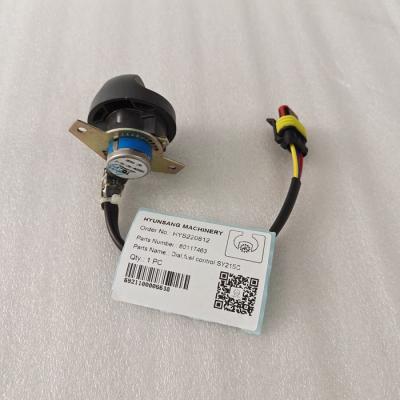 China Excavator Parts Throttle Control Knob Fuel Control 60117463 For SY215C for sale