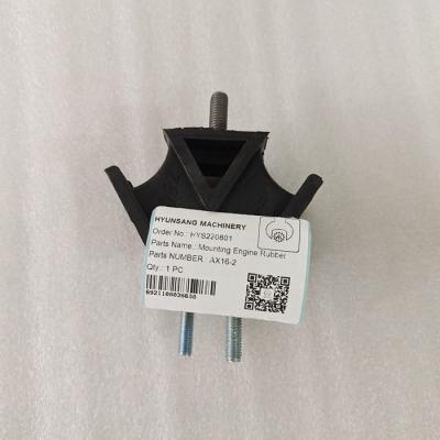 China Hyunsang Excavator Mini Parts Mounting Engine Rubber AX16-2 for sale