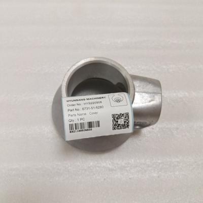 China Excavators Parts Cover Oil Filter Head 6731-51-6280 6731516280 For PC300-7 PC350-7 for sale