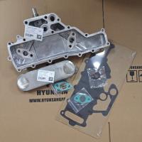 China Excavator Electrical Parts Oil Cooler Cover ME 088928 For 6D31 6D34 for sale
