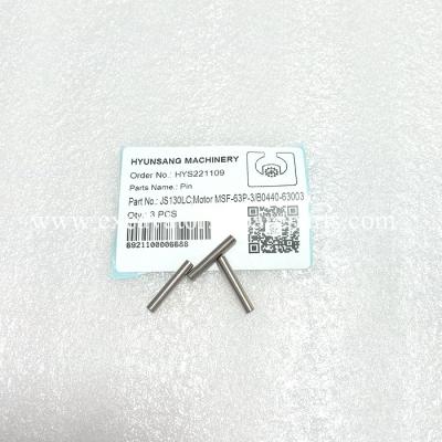 China Excavator Hydraulic Parts Pin For Motor MSF-63P-3 B0440-63003 For JS130LC for sale