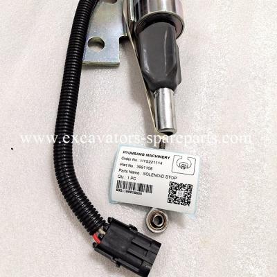 China 24V Solenoid Stop 3991168 For R140LC-7 R130 Excavator Electrical Parts for sale