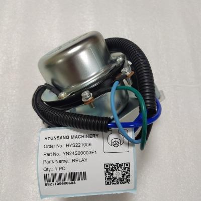 China Hyunsang Parts Battery Relay YN24S00003F1 For Excavator SK200-6 SK200-8 for sale