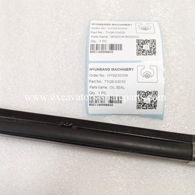 China Oil Seal 71Q6-03010 Window Binding 71Q6-03020 For R140LC9 R210LC9 for sale