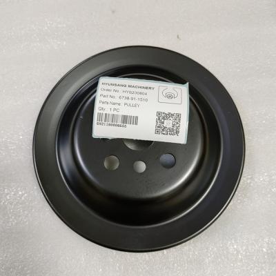 China Excavator Engine Parts Pulley 6738-91-1510 6738911510 3919624 For PC200 PC220 PC270 for sale
