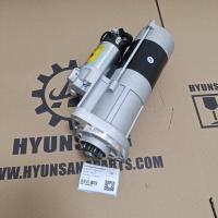 China Hyunsang Crawler Excavator EC290 Engine Parts Starter Motor With Good Quality for sale