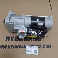 China Hyunsang Crawler Excavator EC290 Engine Parts Starter Motor With Good Quality for sale