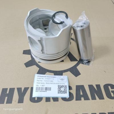 China Hyunsang Excavator Spare Parts Ring Piston + Piston Pin 1121211460 112-12-11460 For ZX200LC-HHE ZX210-AMS ZX210-HCME for sale